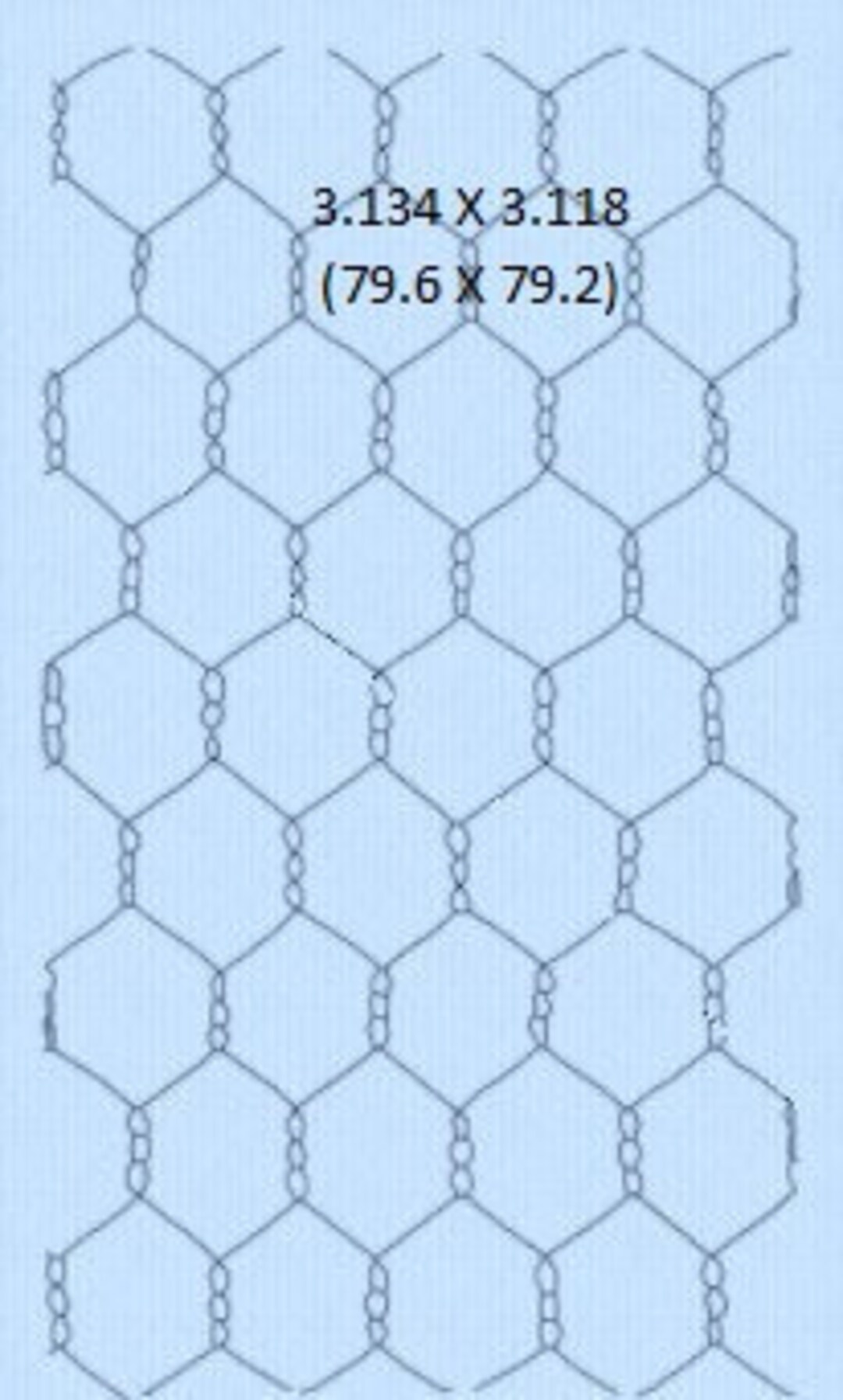 Chicken Wire Embroidery Download 3.134" X 3.118" (79.6 X 79.2 Mm) - Etsy
