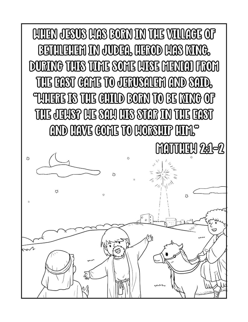 Bible Verse Coloring Book for Kids, Mini Religious Coloring Books,100 ...