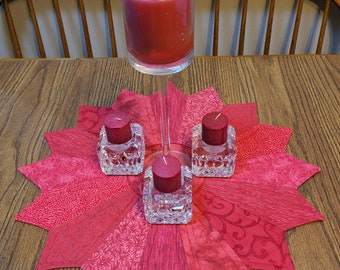 Round Thanksgiving Table Topper, Turkey Pattern Centerpiece, Handmade ...