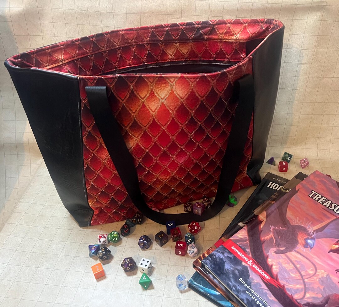 Res Dragon Scale Everyday Purse | Dragons | DND | Pockets | Tote | - Etsy