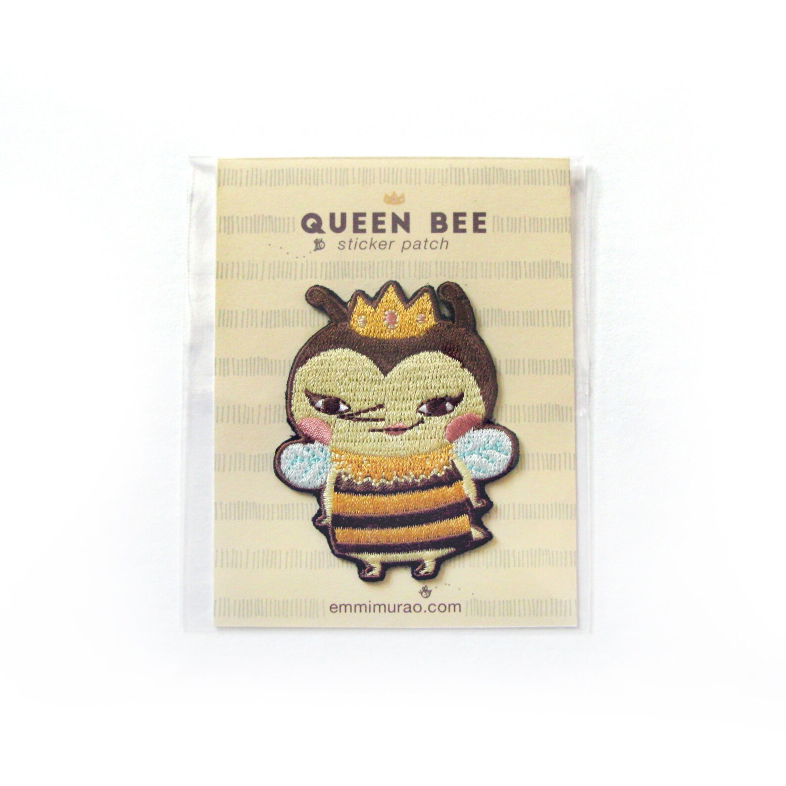 Queen Bee Sticker Embroidered Patch - Etsy