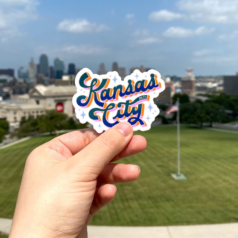 Kansas City Vinyl Sticker | Etsy