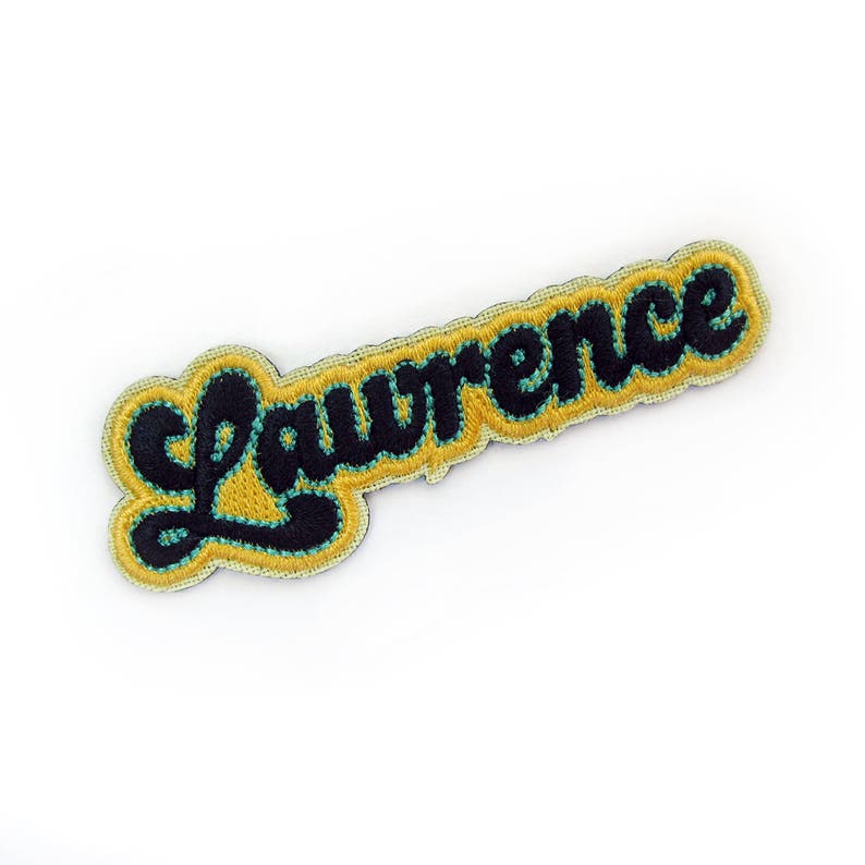 Lawrence Sticker Embroidered Patch | Etsy