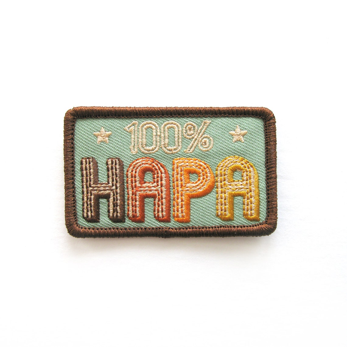 Hapa Iron-on Embroidered Patch - Etsy