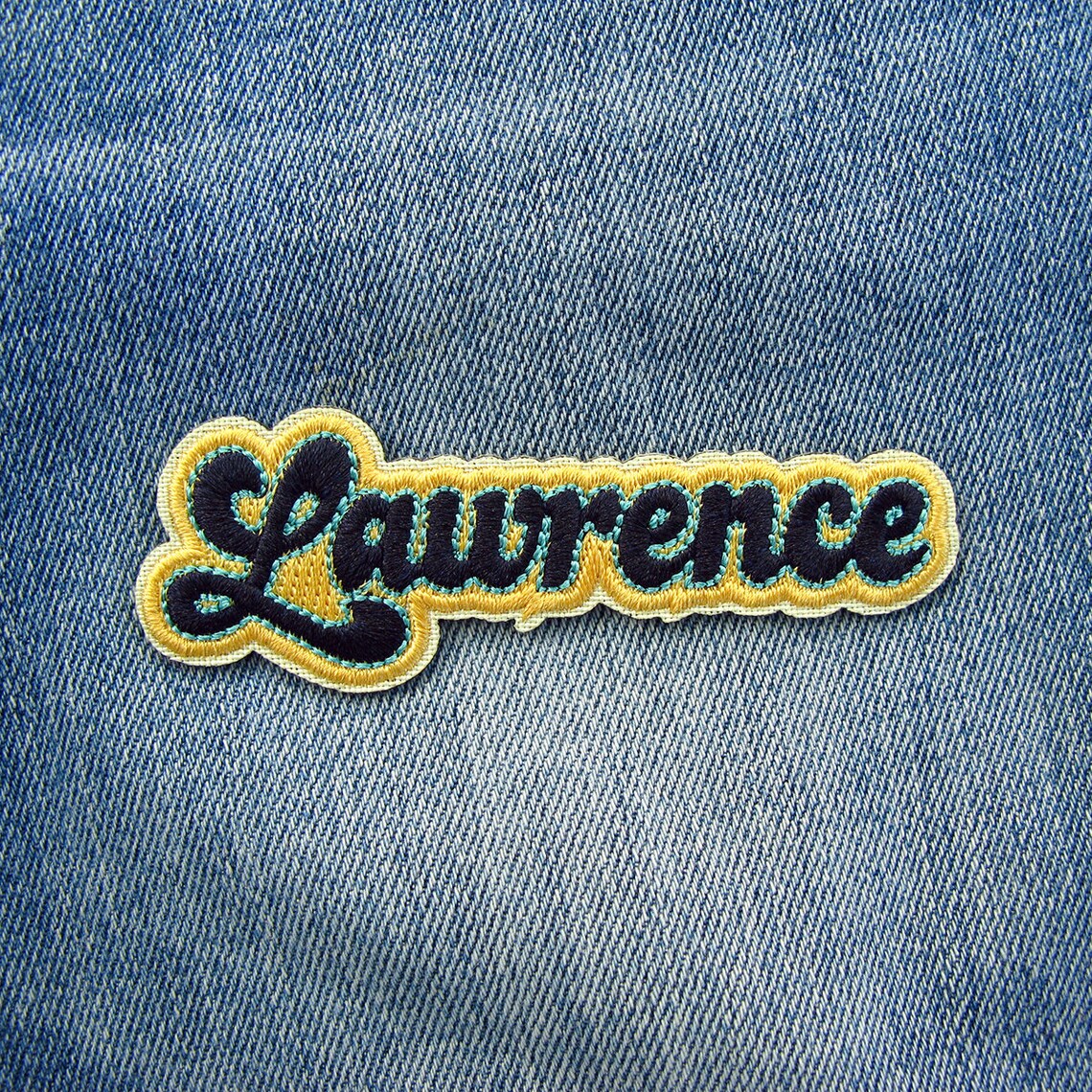 Lawrence Sticker Embroidered Patch - Etsy