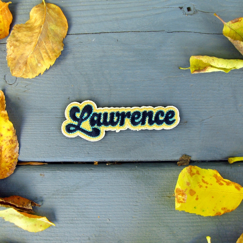 Lawrence Sticker Embroidered Patch | Etsy