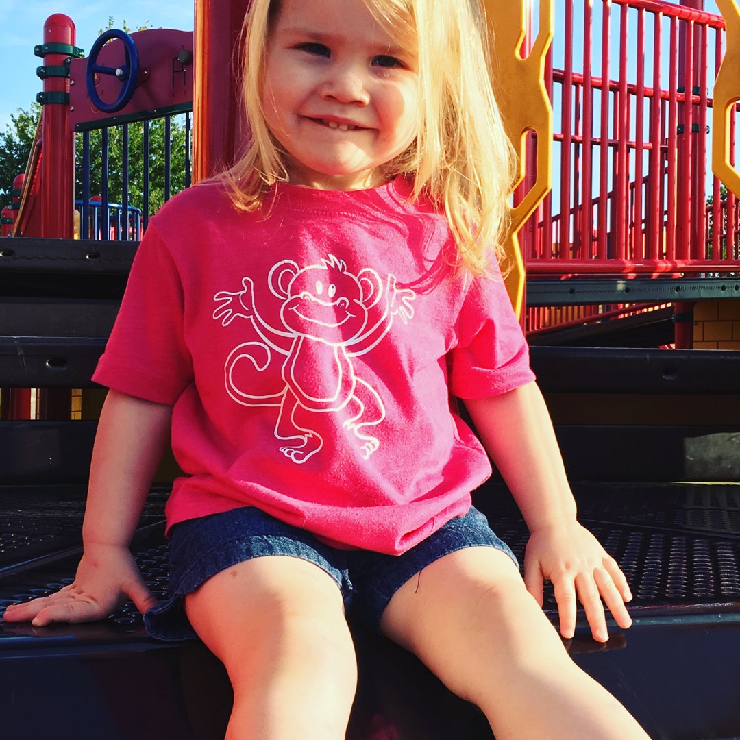 Monkey Child Tee Mommy & Me Shirt Set - Etsy