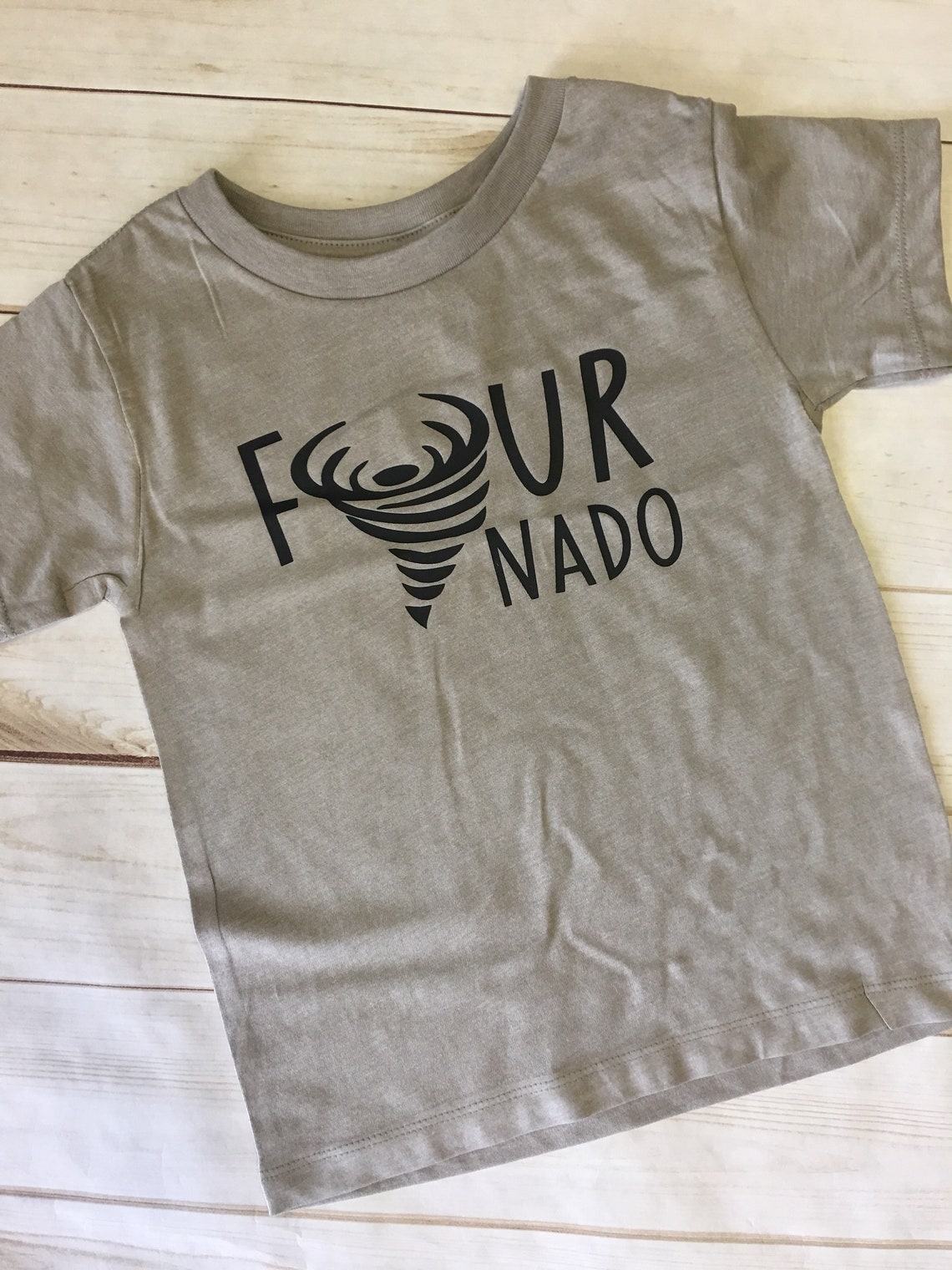 Fournado Tornado Birthday Shirt Boys Kids Tee T-shirt | Etsy