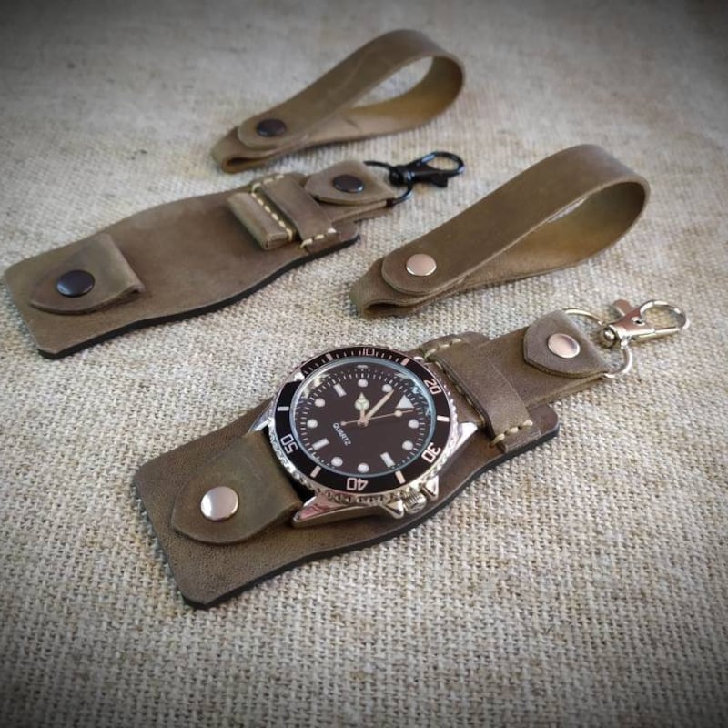 Keychain Watch - Etsy