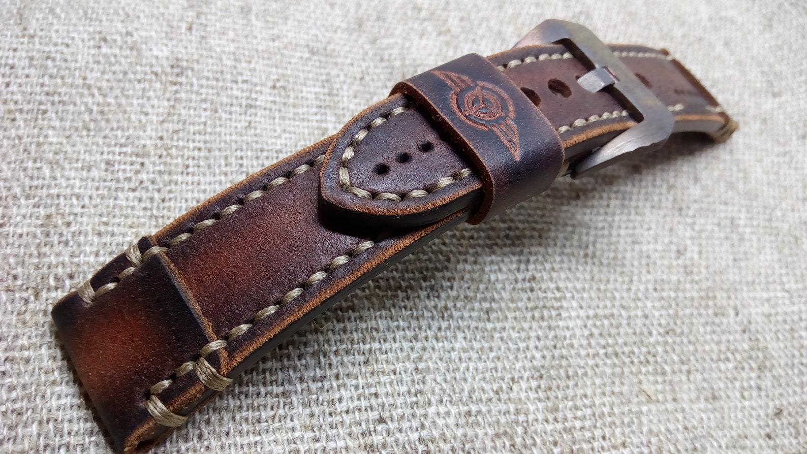 2022232426mm.pilot Aviator WATCH STRAP Handmade VINTAGE - Etsy