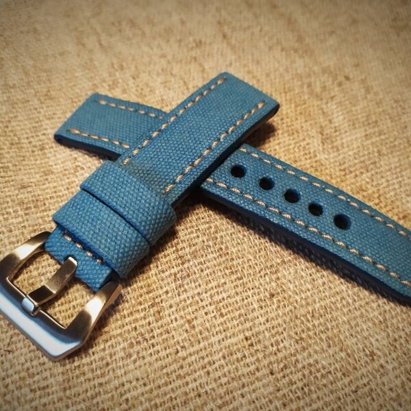 Denim Watch Strap - Etsy