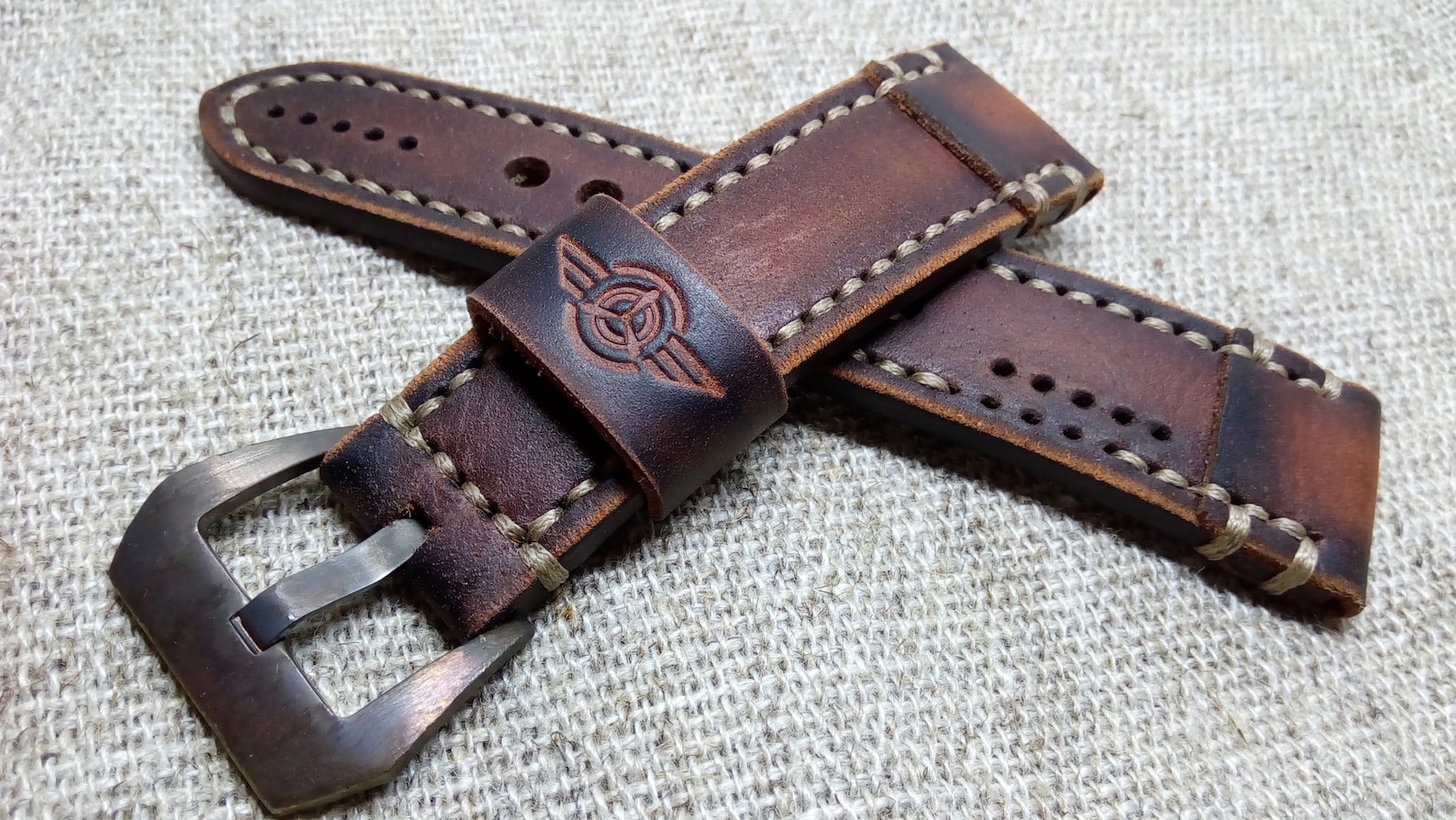 2022232426mm.pilot Aviator WATCH STRAP Handmade VINTAGE - Etsy