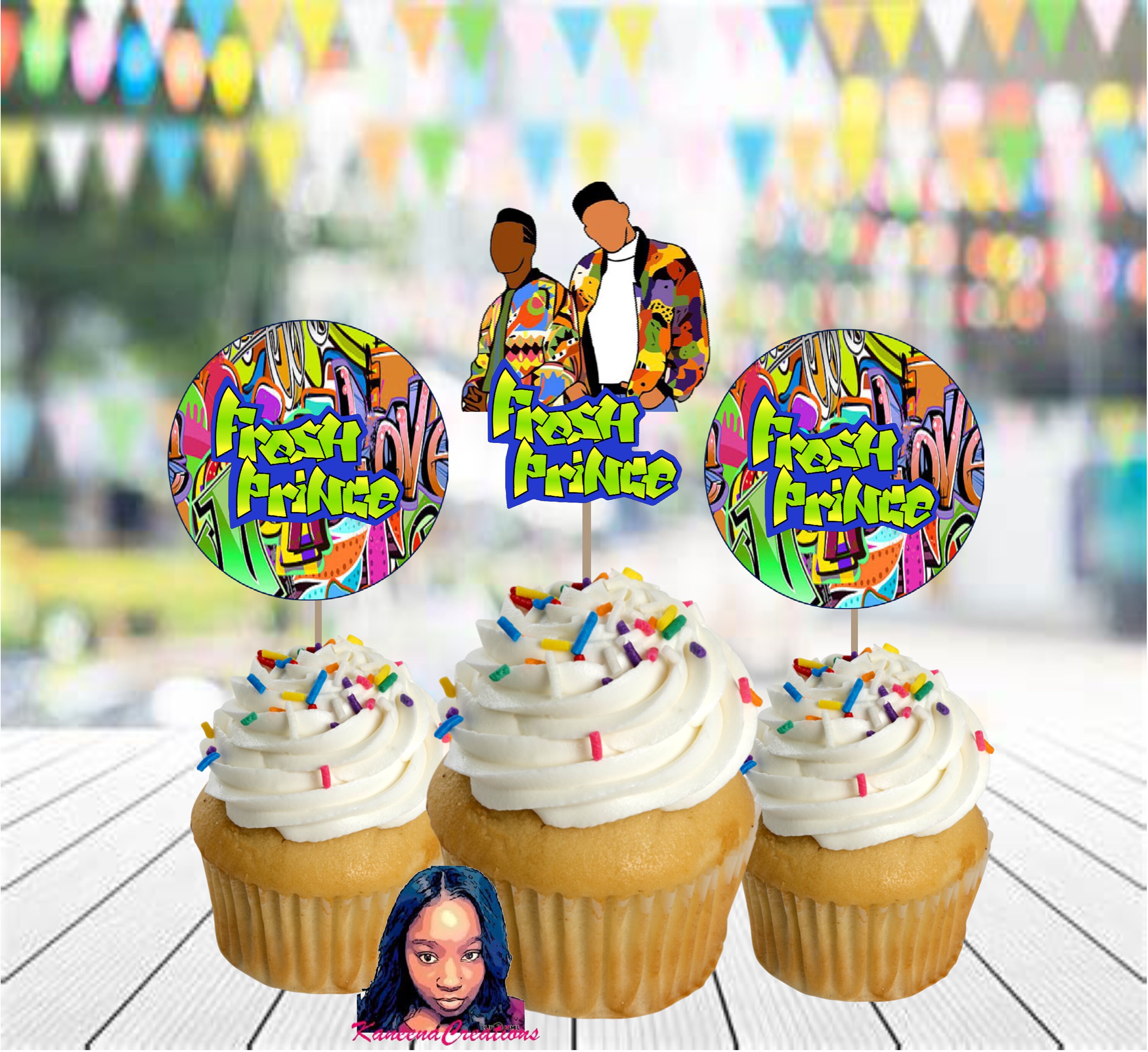 Fresh Prince Cup Cake Toppers-fresh King-fresh Prince | Etsy