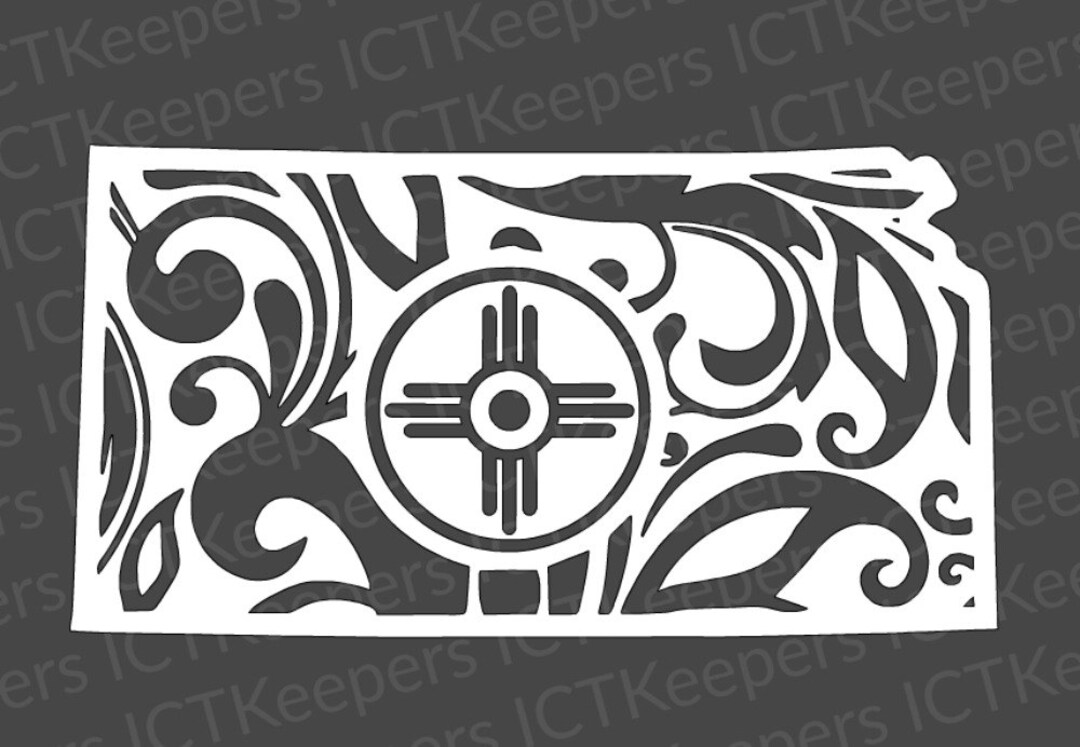 Decal of Kansas With City of Wichita Flag Symbol for Home - Etsy