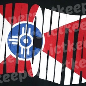 T-shirt Flag of the City of Wichita Kansas - Etsy