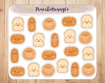BAKE BREAD Planner Stickers / Bakery Functional Planner Stickers - Etsy