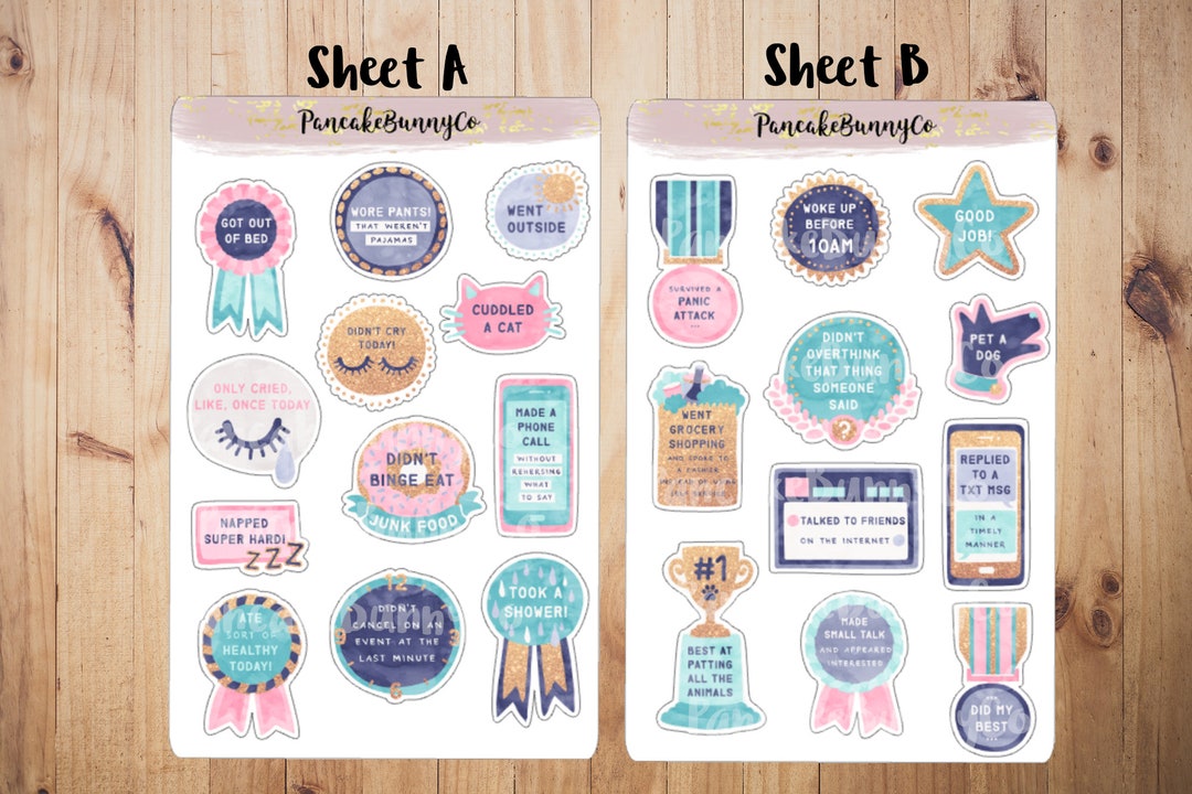 Self Care Stickers - Etsy