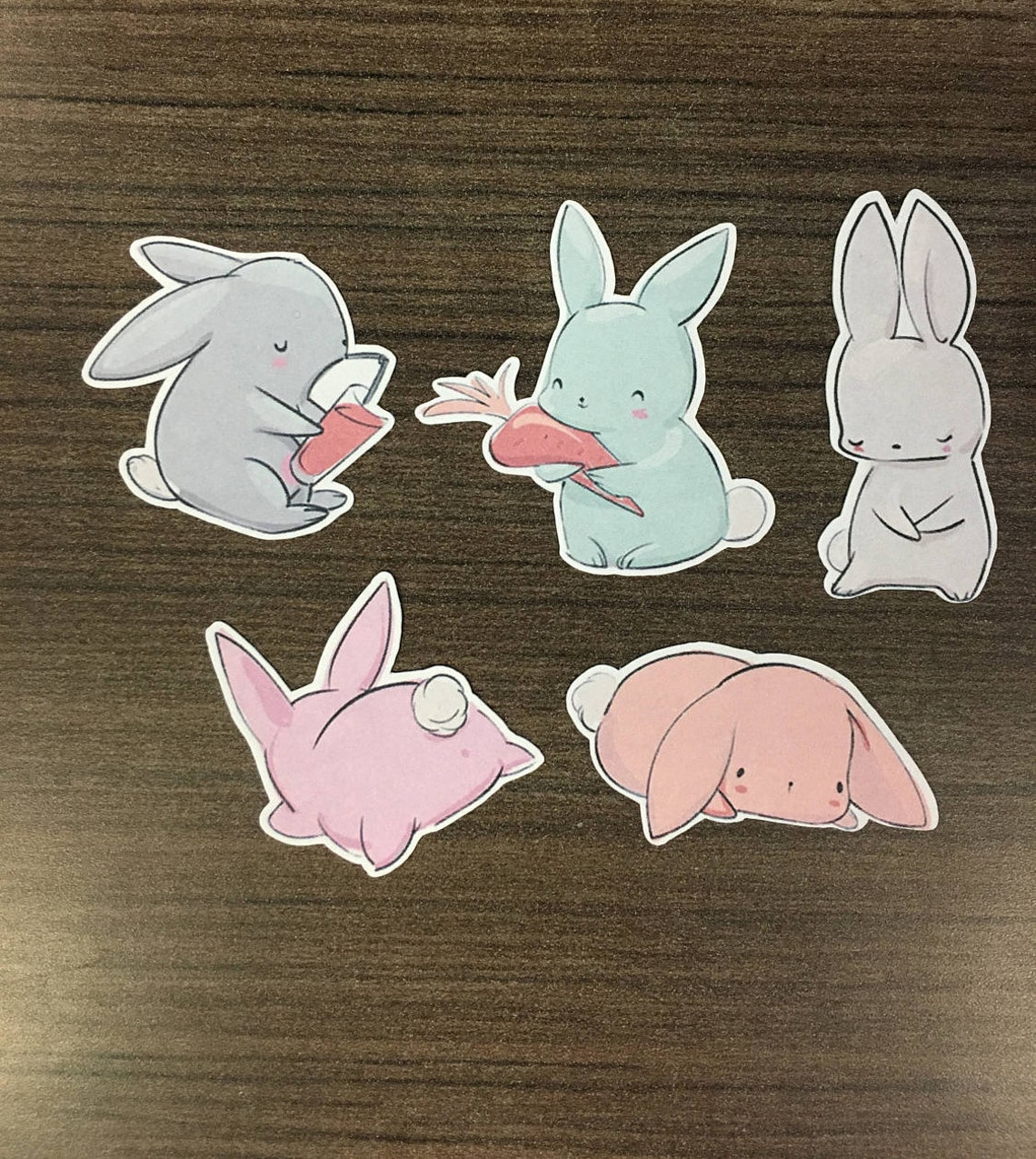 Rabbit Stickers - Etsy Canada