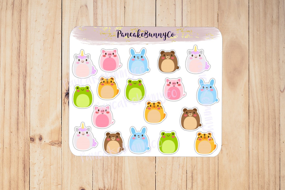 Animal Blob Stickers - Etsy