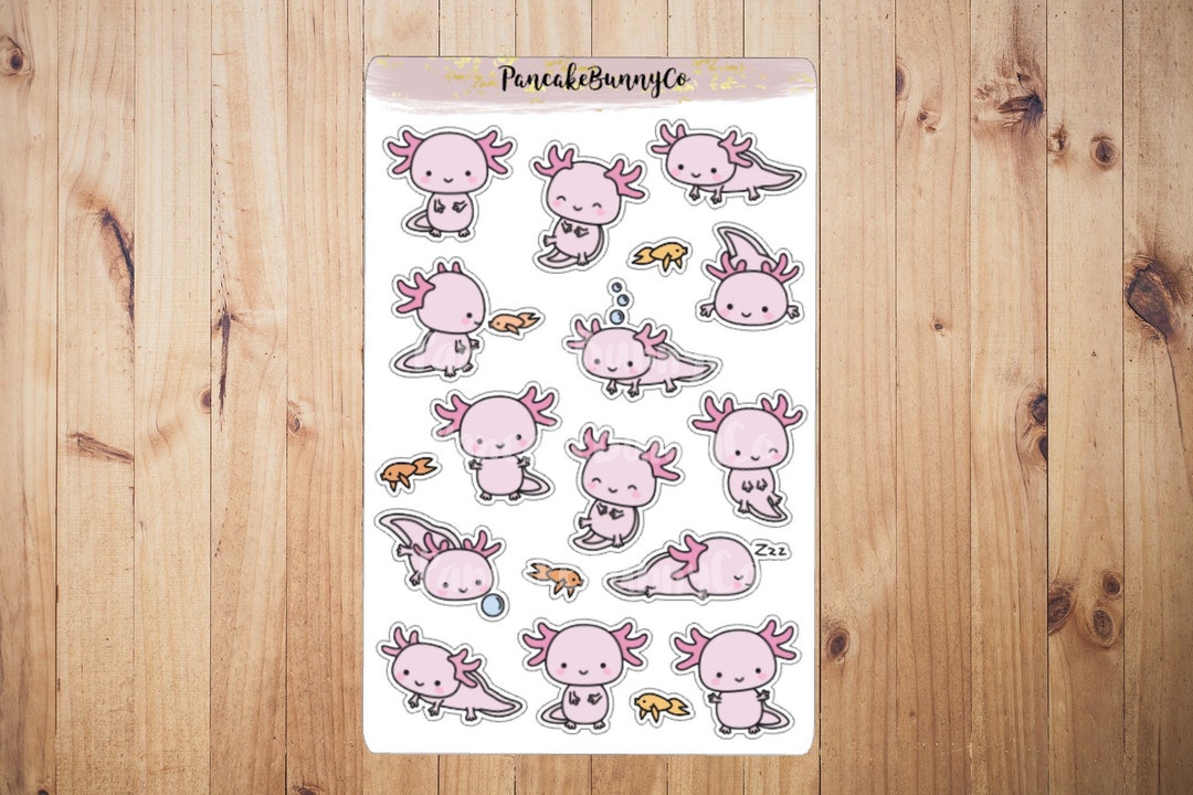 Axolotl Stickers - Etsy