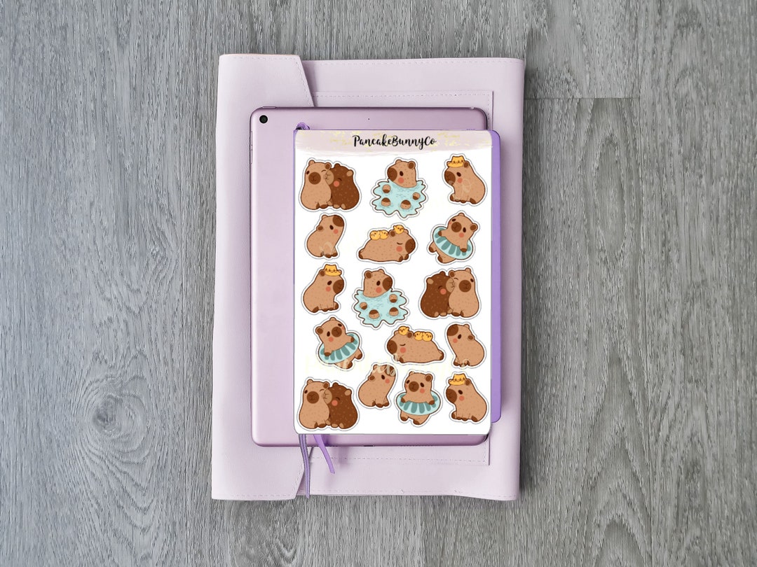 Cute Capybara Stickers - Etsy