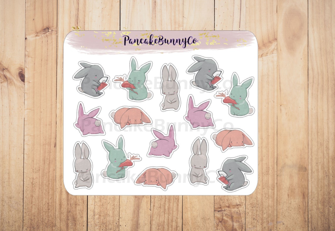 Rabbit Stickers - Etsy Canada