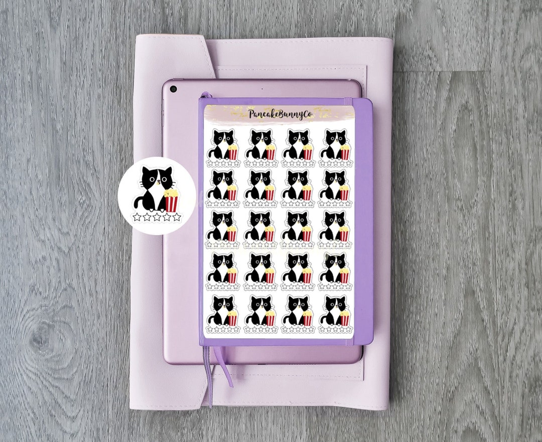 Movie TV Show Review Cat Stickers - Etsy