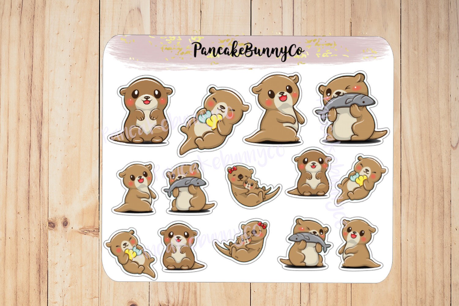 Otter Stickers - Etsy