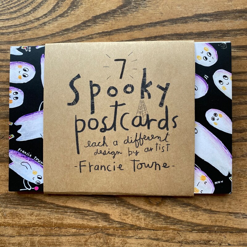 Halloween Postcard - Etsy