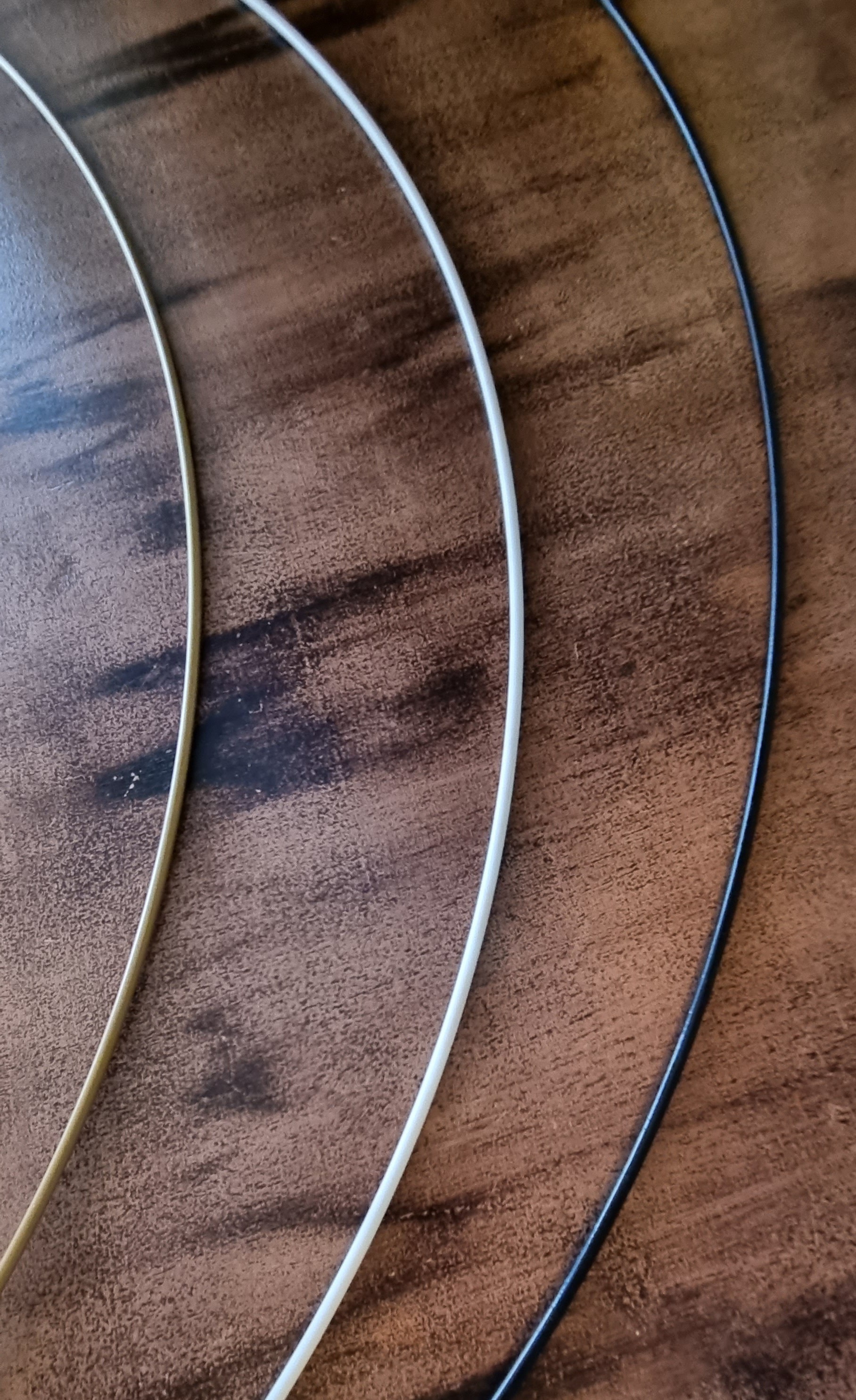 Blackwhite or Gold Metal Wired Large Hoops/metal Rings /craft - Etsy UK