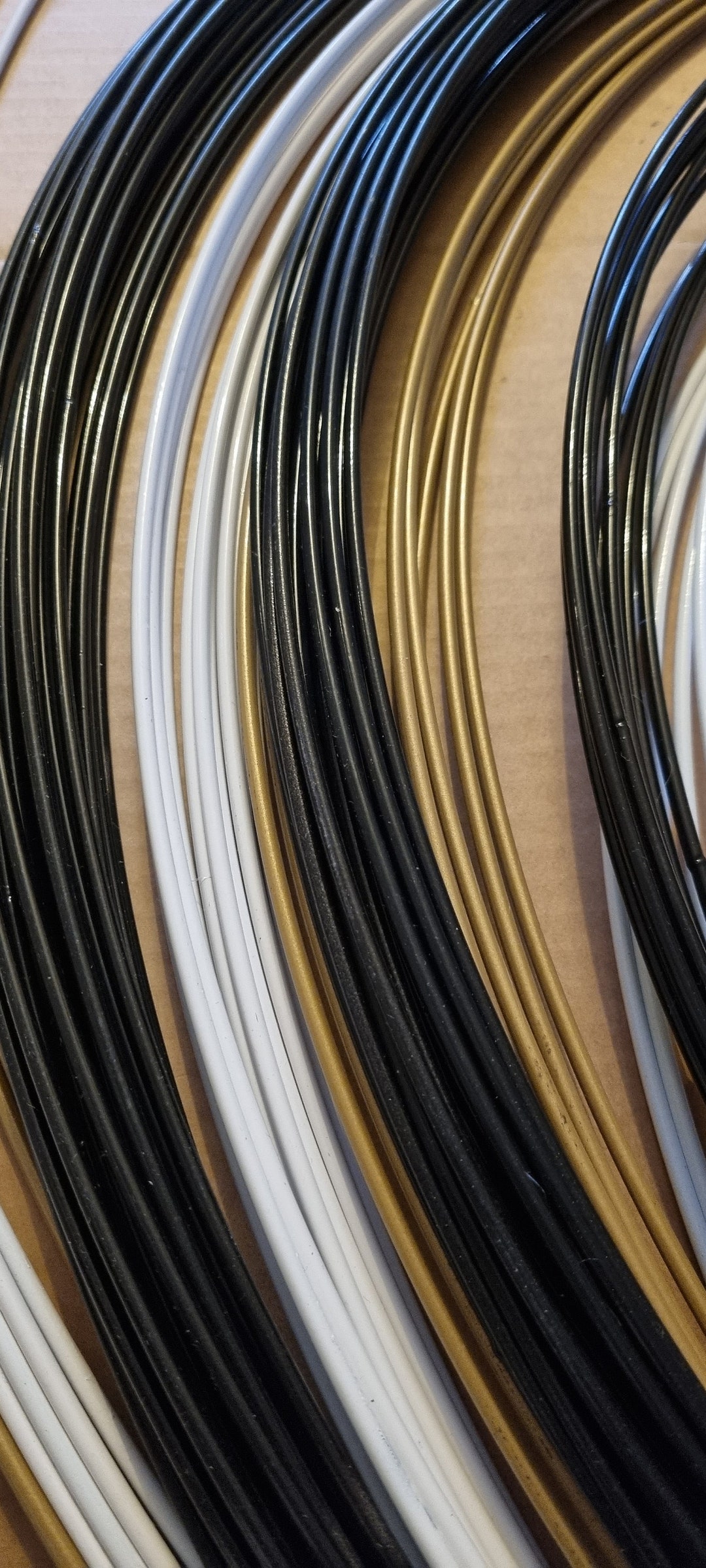 Black,white or Gold Metal Wired Large Hoops/metal Rings /craft Rings ...