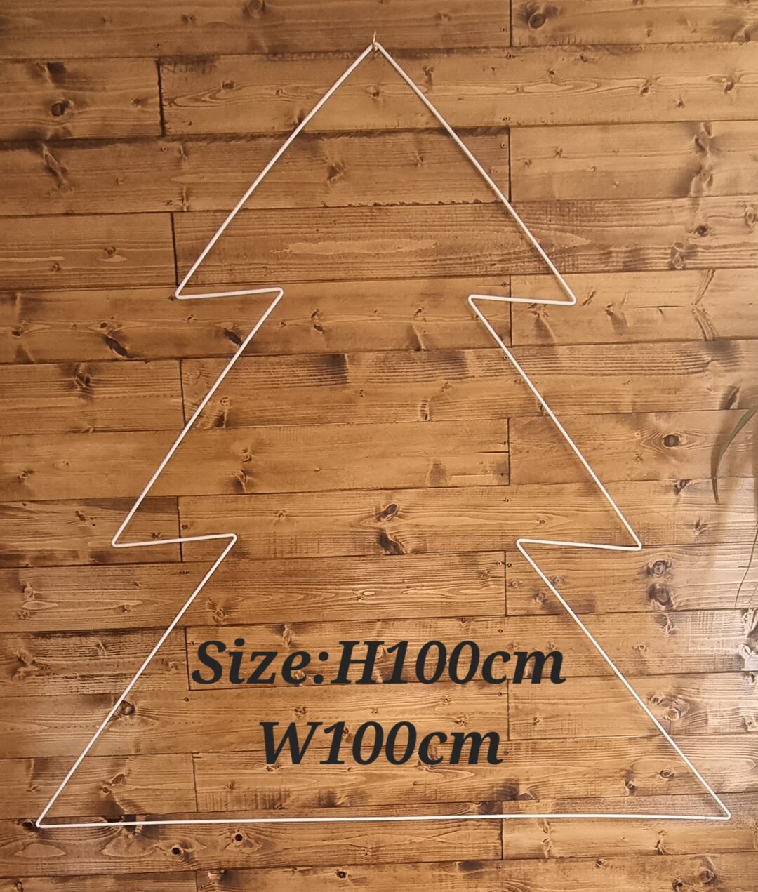 100 Cm Christmas Tree-shaped Metal Frame – Perfect for Holiday Wreaths ...