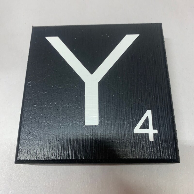 Black Scrabble Tiles - Etsy