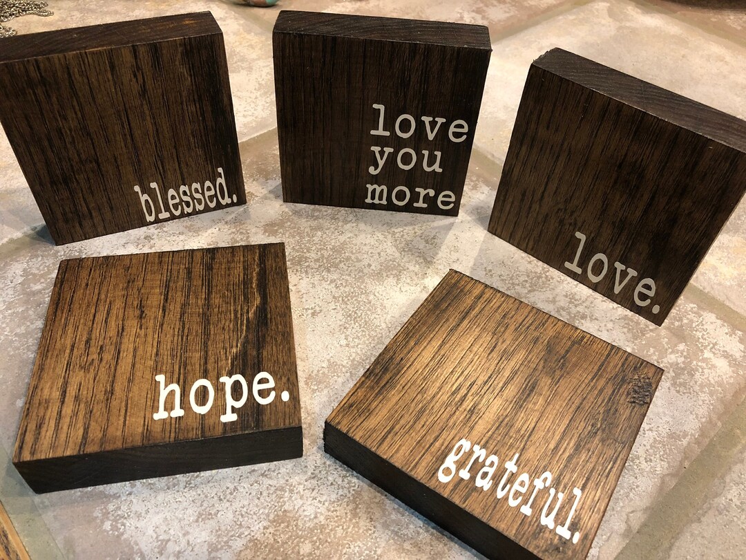 Little Blocks of Encouragement/inspiring Words and Short Phrases ...