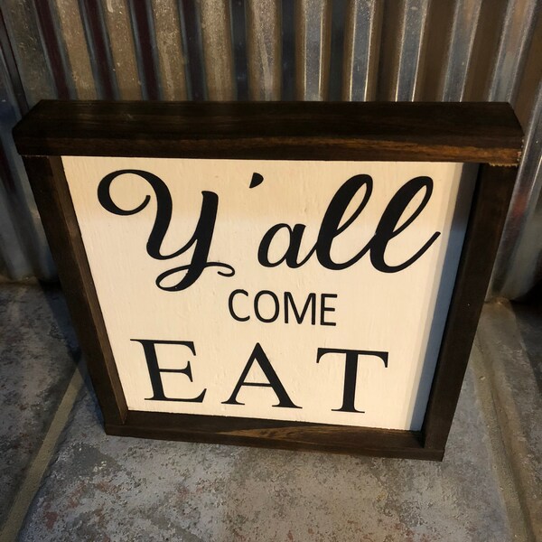 Rustic Eat Sign - Etsy