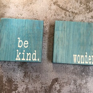 Little Blocks of Encouragement/inspiring Words and Short Phrases Wall ...