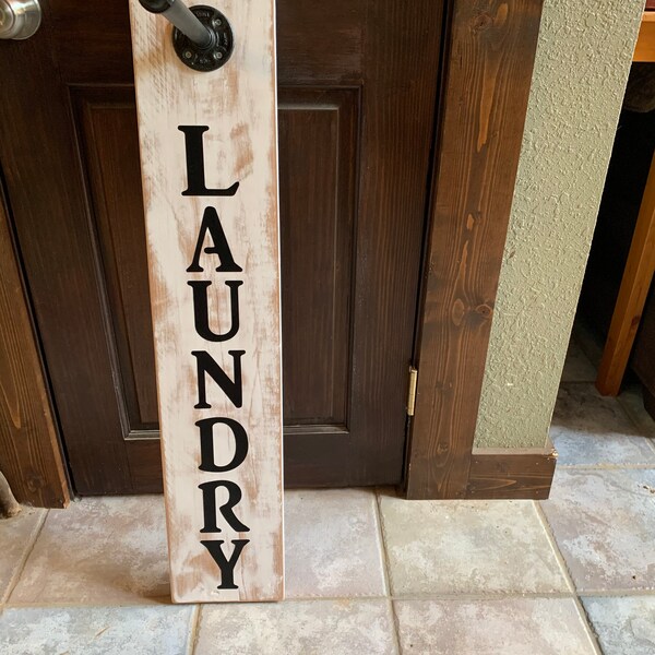 Hanging Laundry Sign - Etsy