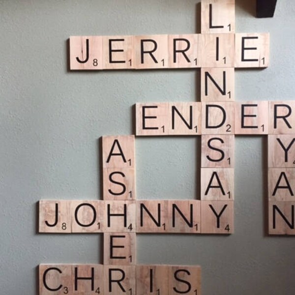 Large Scrabble Tiles - Etsy