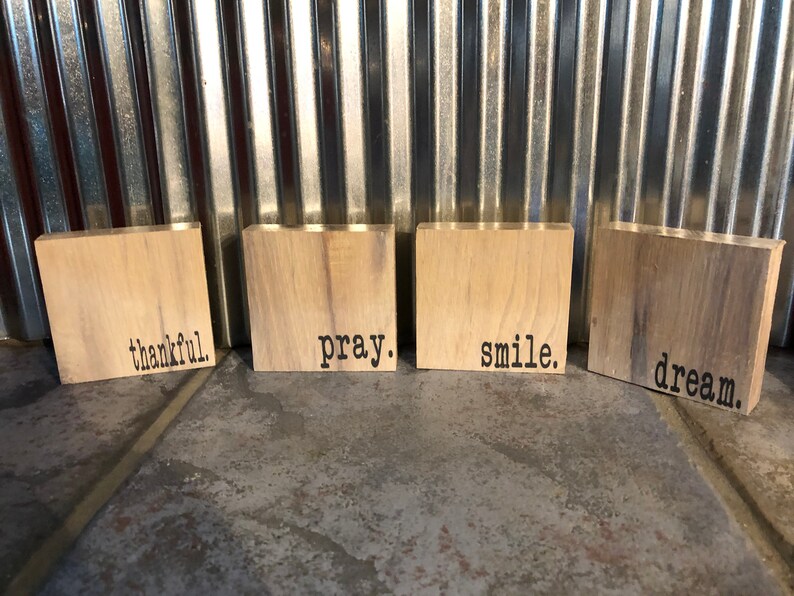 Little Blocks of Encouragement/inspiring Words and Short - Etsy