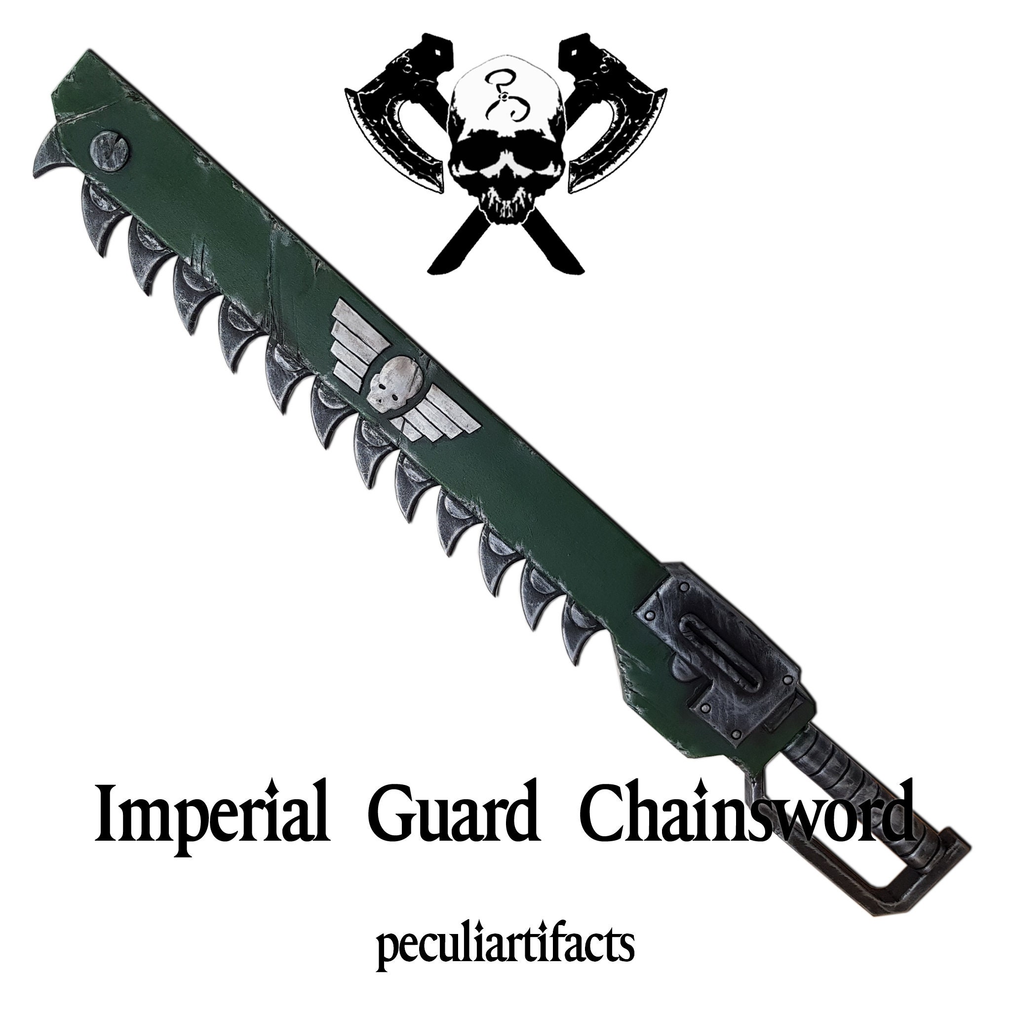 COSPLAY Warhammer 40k Imperial Guard Chainsword - Etsy UK