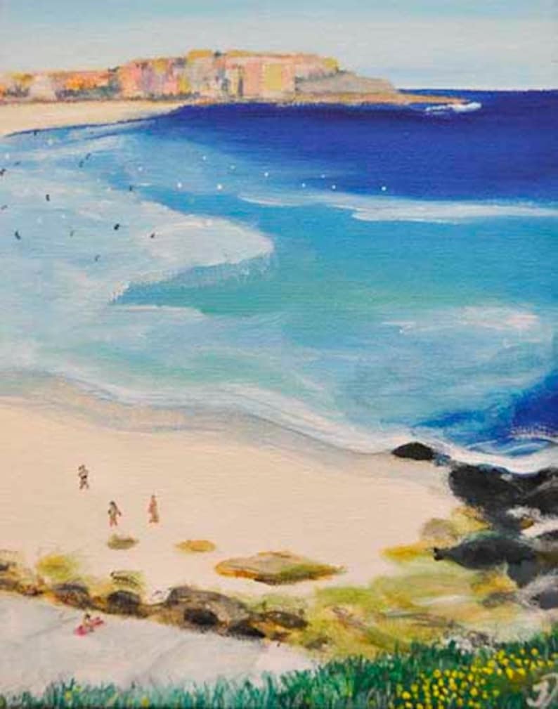 Paint Bondi Beach,digital File, Instant Download,travel, Summer Art ...