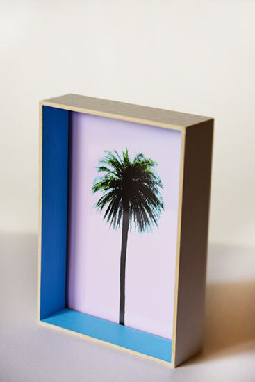 Pink Palm FRAMED Art, 5 X7 Inch Framed Photo Art, Palm Tree Art ...