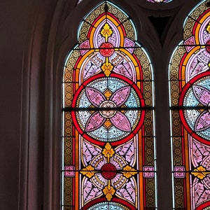 Large Stained Glass Window - Etsy