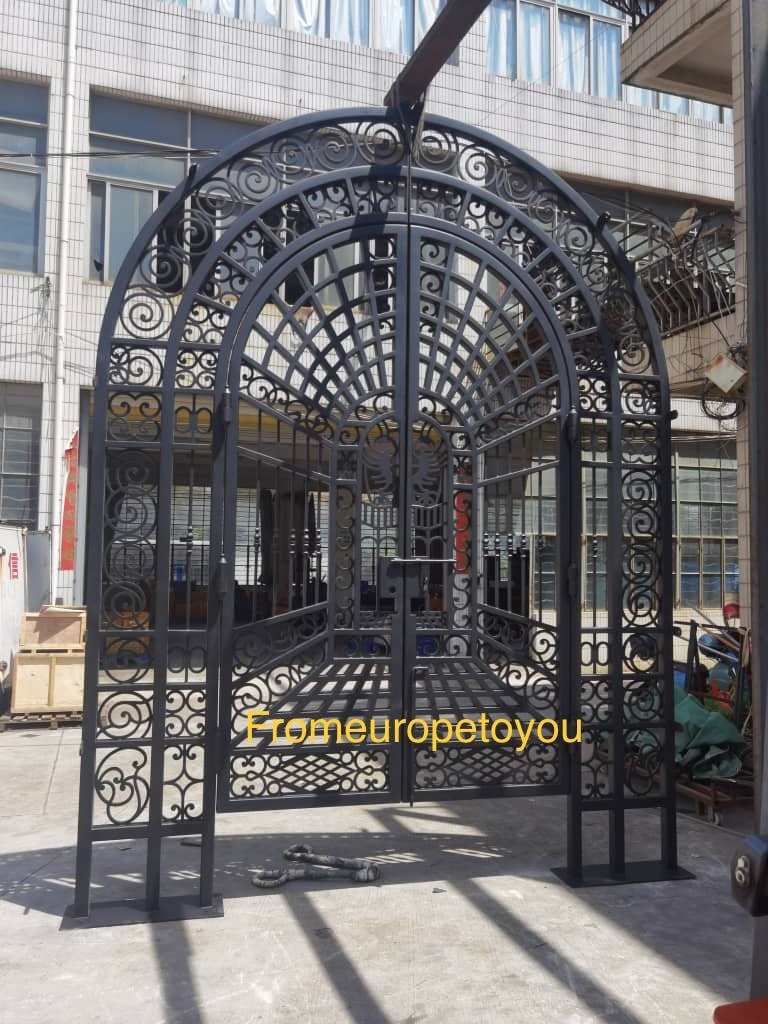 Wrought Iron Illusion Gate - Etsy