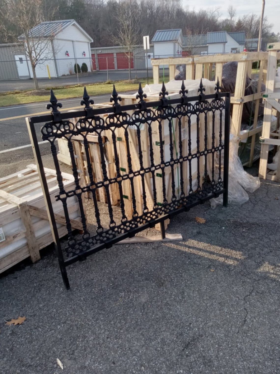 Victorian Style Cast Iron Fence Panel - Etsy