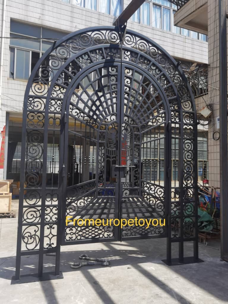Wrought Iron Illusion Gate - Etsy