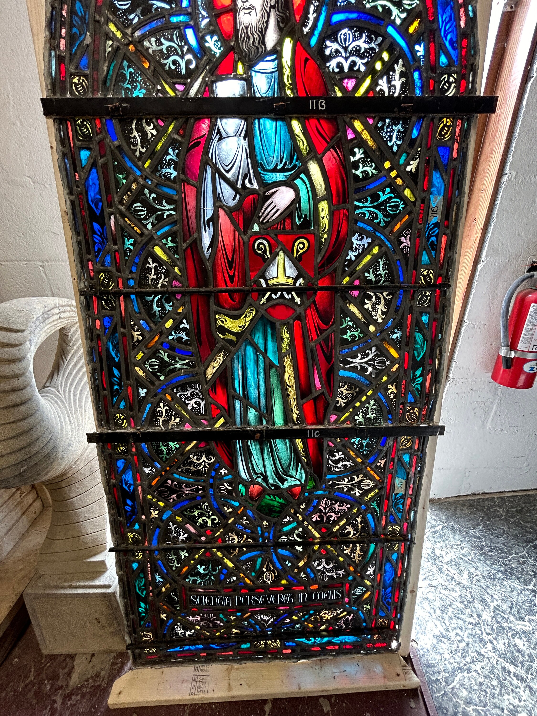Antique Stained Glass Saint Joseph Church Window - 11A - Etsy
