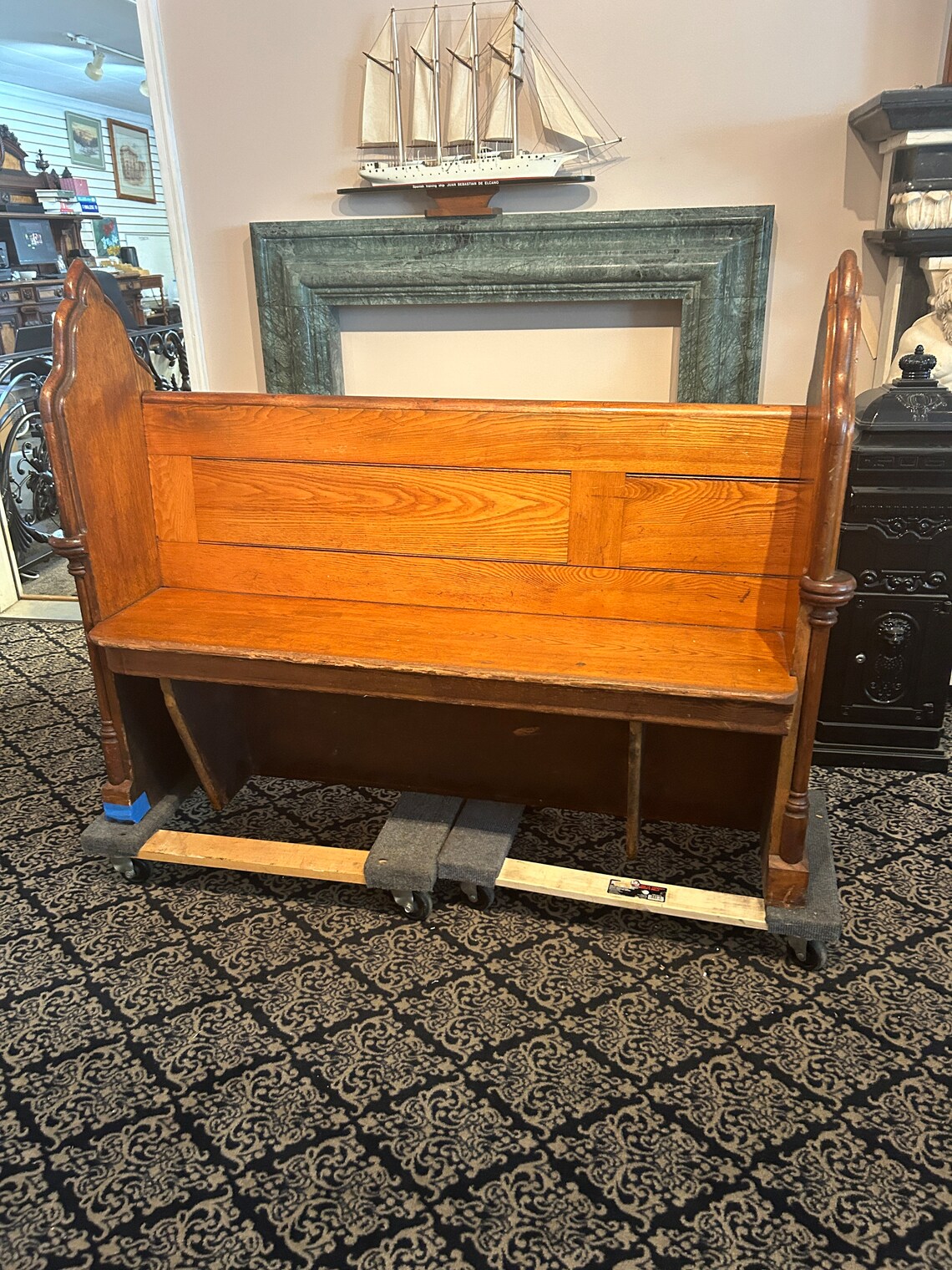 Carved Gothic Antique Church Bench - JJCC65 - Etsy