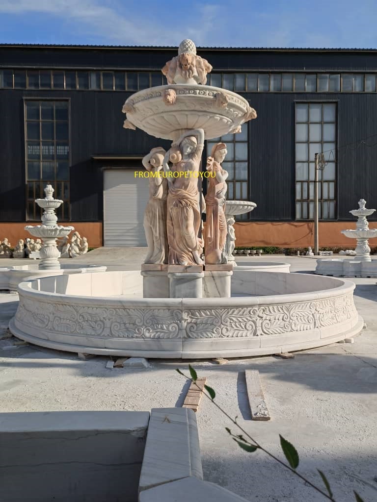 Marble Figurative Estate 4 Grace Fountain - Etsy