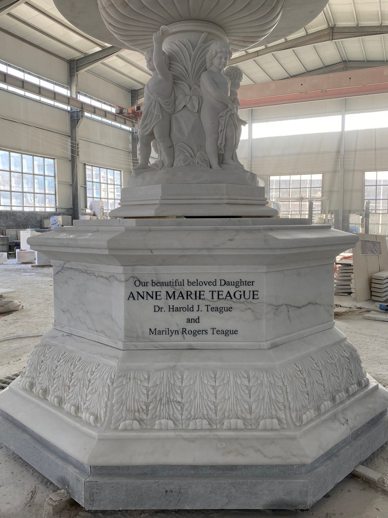 Monumental Marble Angel Monument - Etsy